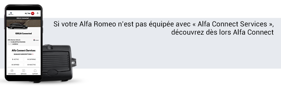 Application My Alfa Connect | Services | Alfa Romeo Belgique