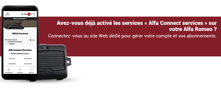 Application My Alfa Connect | Services | Alfa Romeo Belgique